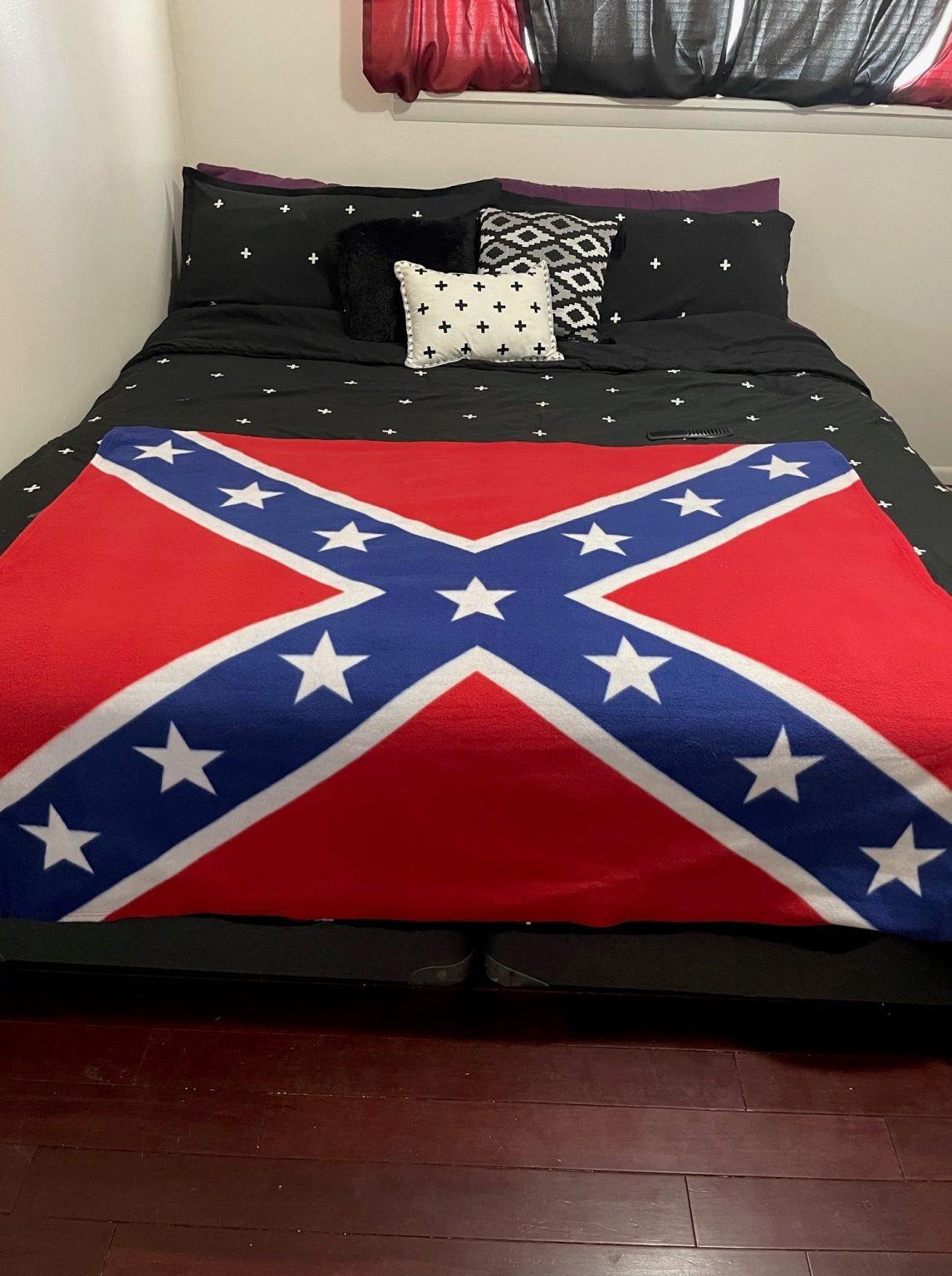 Confederate Fleece Throw Blanket - Rebel Nation