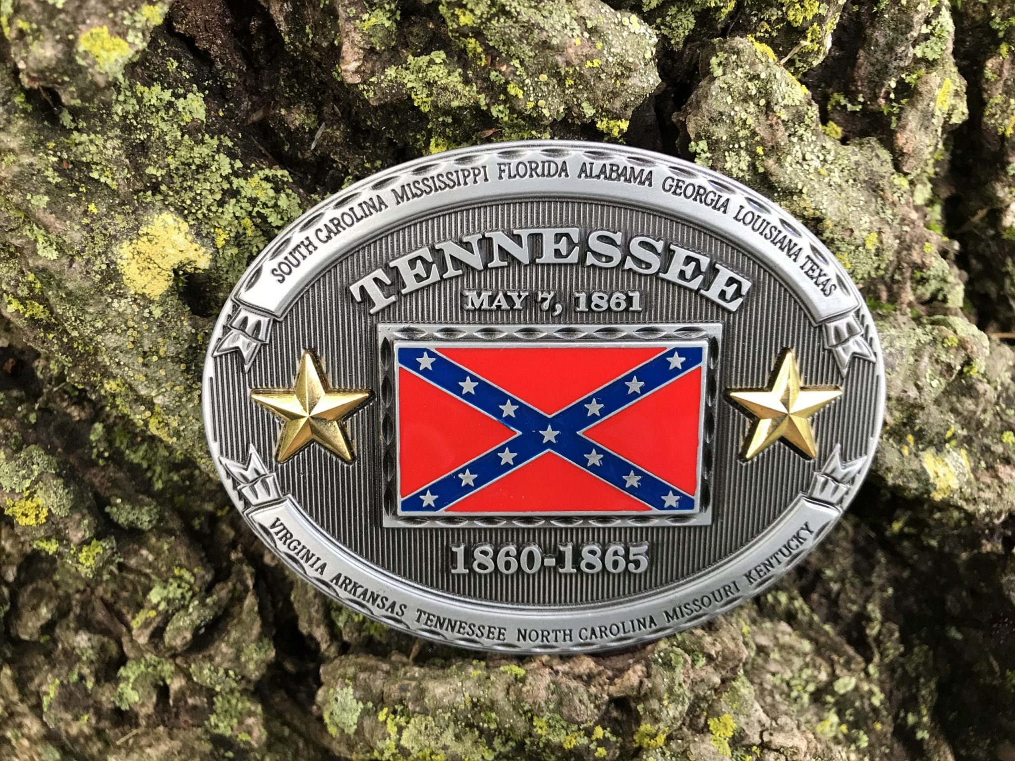 Tennessee Rebel Belt Buckle - Rebel Nation