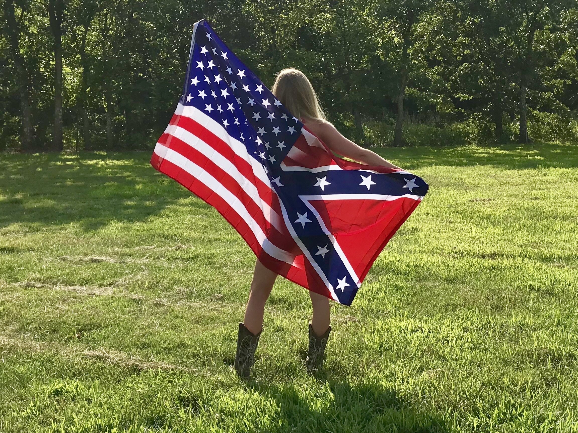 Half And Half Confederate Flag Available At Rebel Nation Half And Half Confederate Flag Available At Rebel Nation