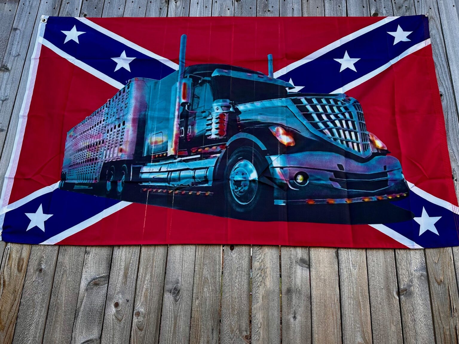 Rebel Trucker Flag - Rebel Nation