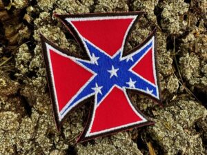 Confederate Chopper Cross Patch- Rebel Nation