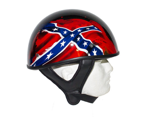 Confederate Flag Motorcycle Helmet - Rebel Nation