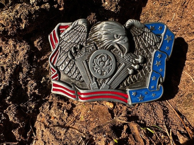USA Eagle Belt Buckle- Rebel Nation