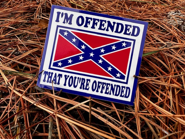 I'm Offended Sticker - Rebel Nation