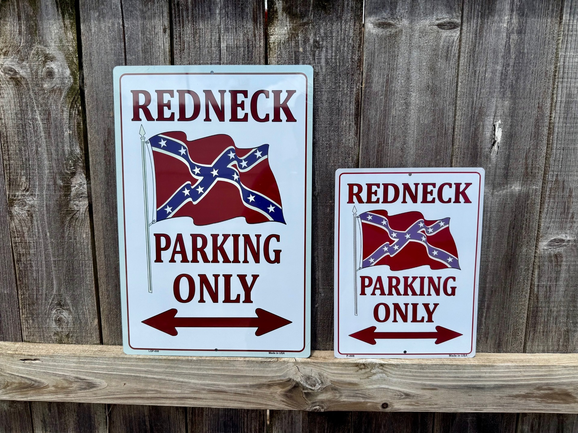 Redneck Parking Only Sign - Rebel Nation