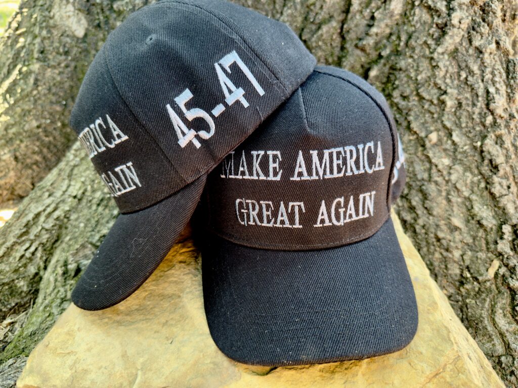 Trump 45-47 MAGA Hat - Rebel Nation