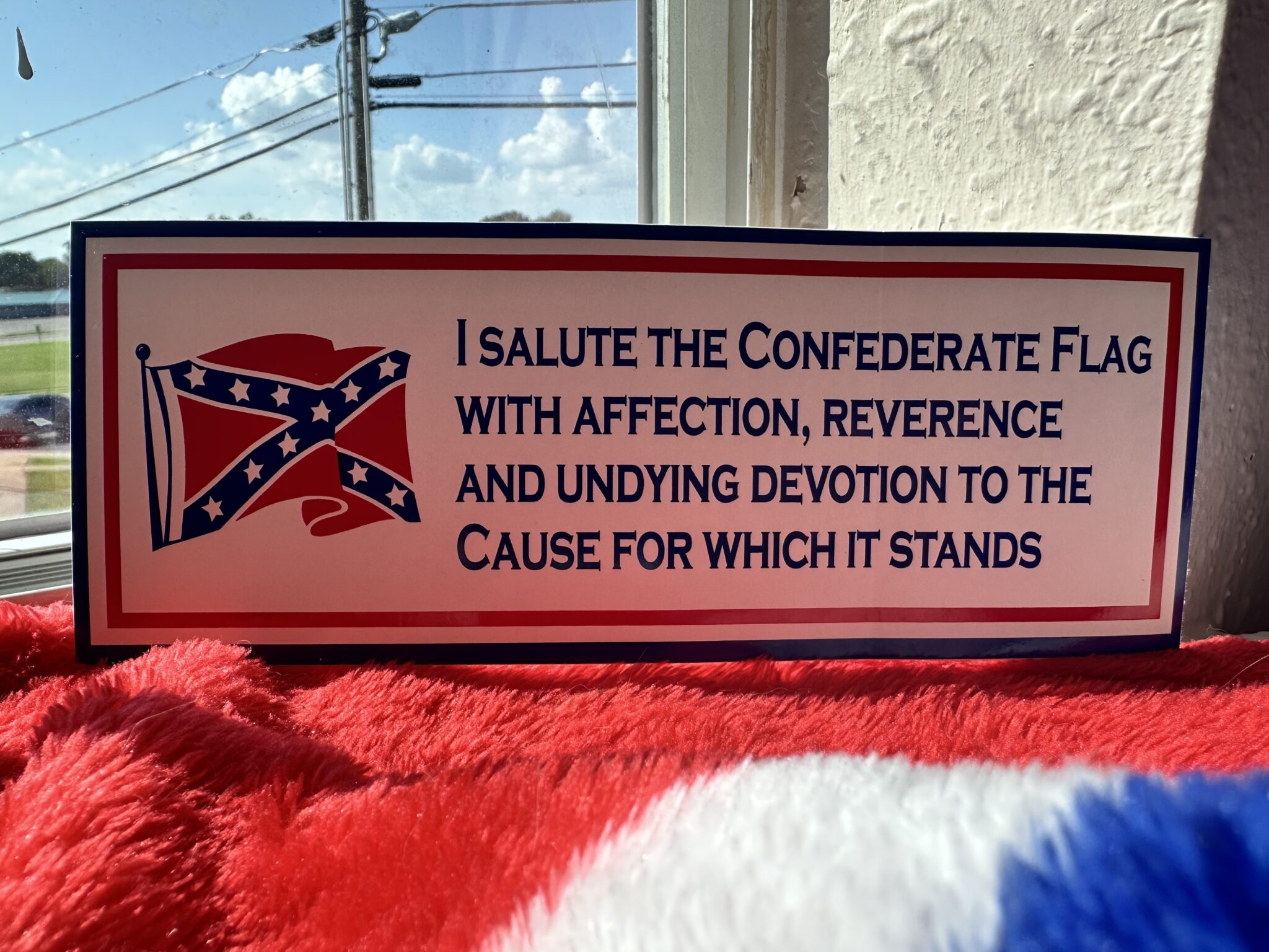 Salute The Confederate Flag Sticker - Rebel Nation